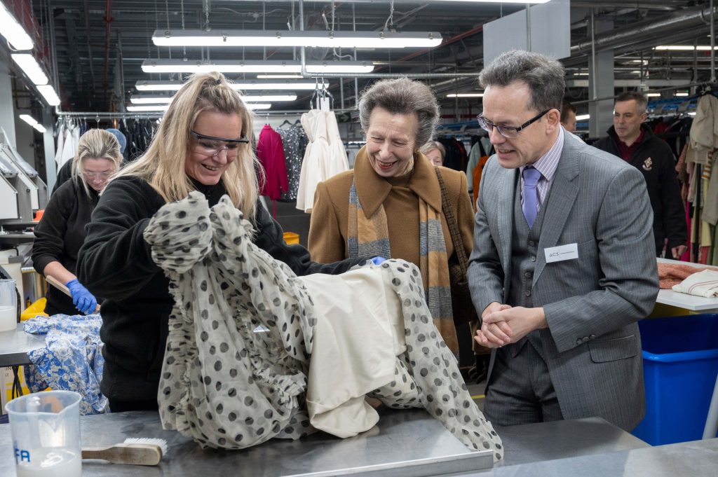 HRH The Princess Royal commends sustainable fashion innovation during ...